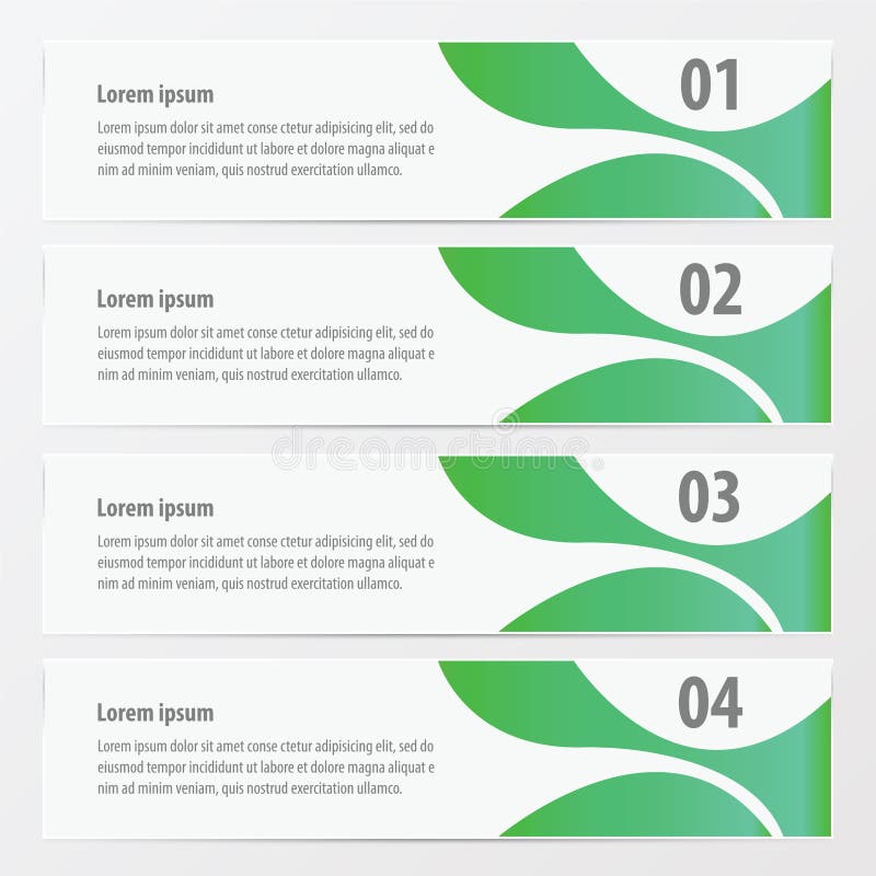 Abstract banner green stock vector. Illustration of creative - 65655370