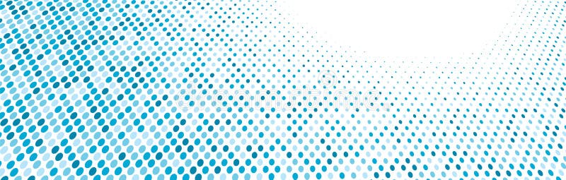 Abstract Banner, Header Template with a Halftone Pattern. Stock Vector ...