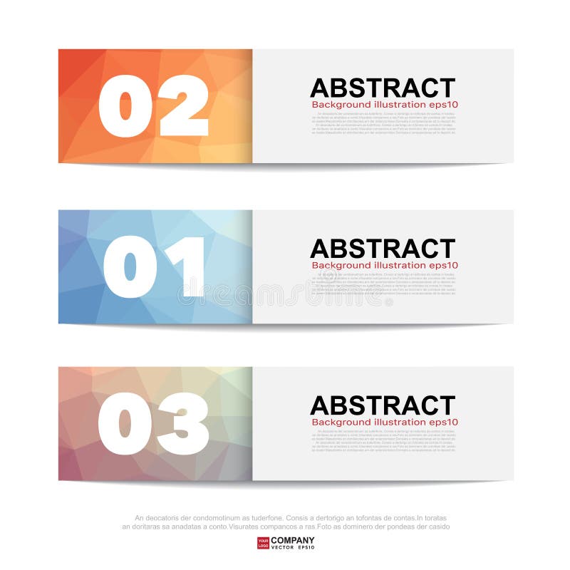 Abstract banner stock vector. Illustration of template - 73506137