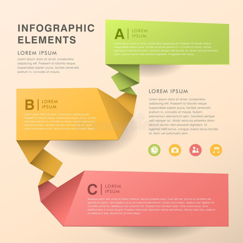 Abstract Banner Infographics Stock Vector - Illustration of leaflet ...