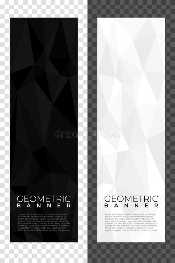Abstract Banner with Polygon Background. Templates or Website Headers ...