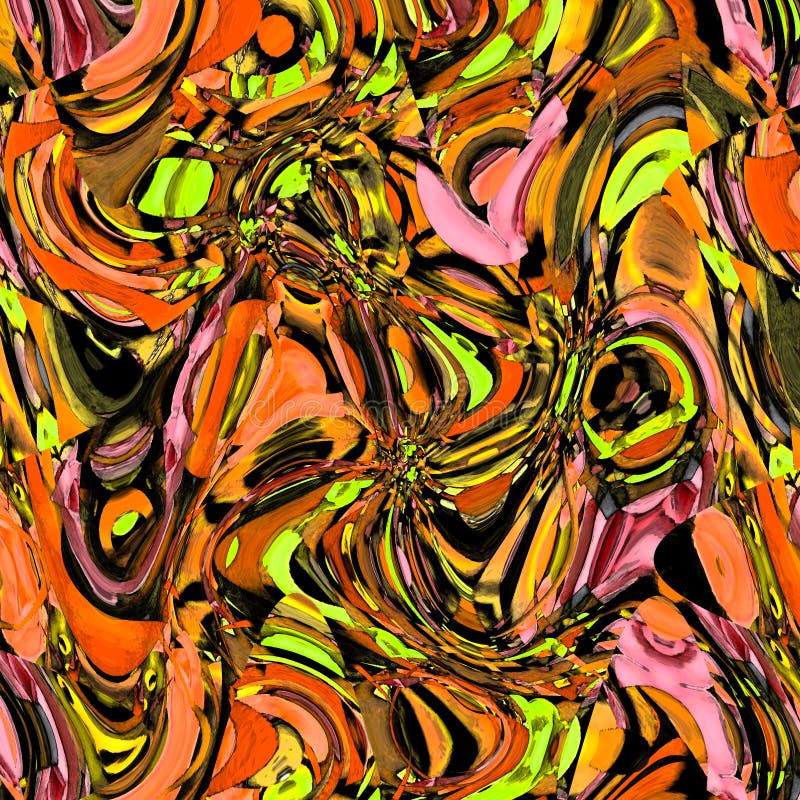 Abstract Banner. Spray Paint Graffiti Texture in Orange and Yellow ...