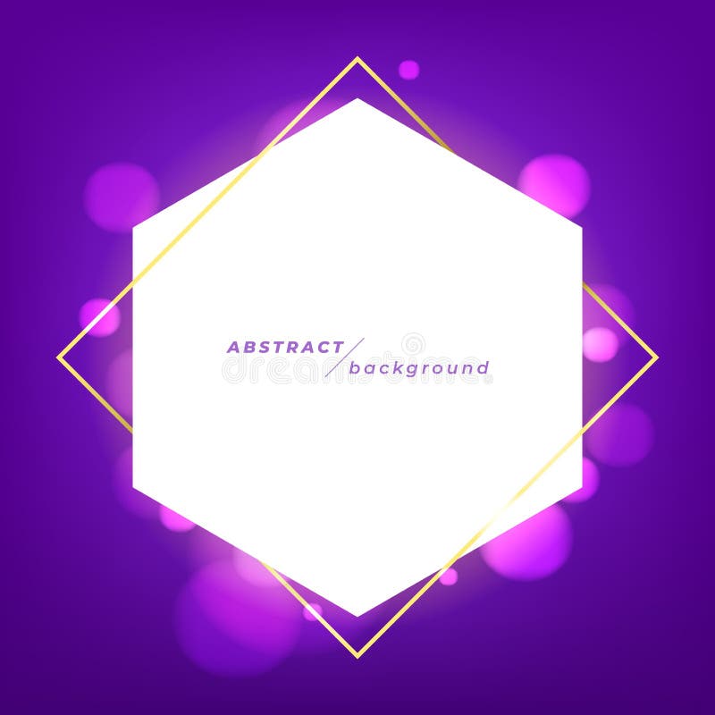 Abstract Banner Template Design With Bright Rays Of Light On Violet ...