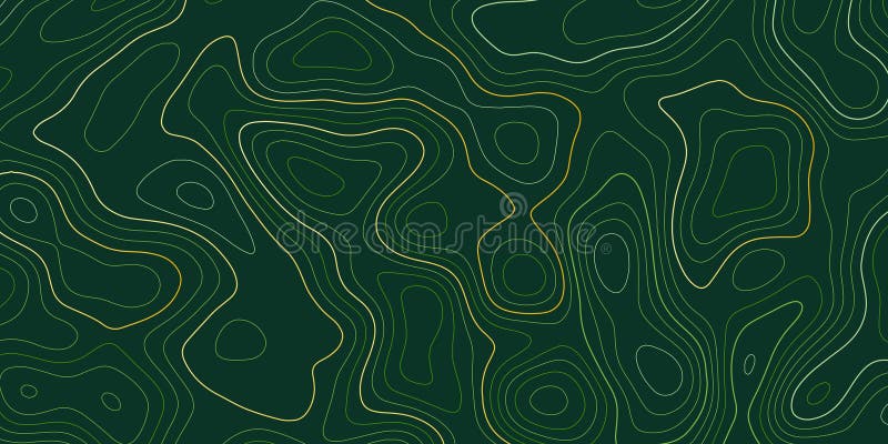 Abstract Banner with Topography Map Design Stock Vector - Illustration ...