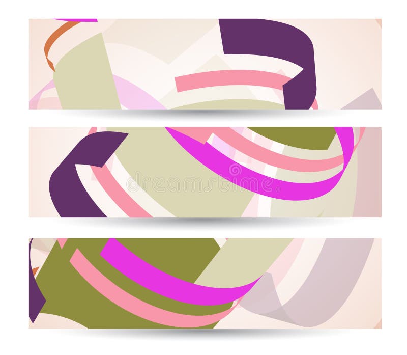 Abstract Banner for Your Design, Colorful Digital Stock Vector ...