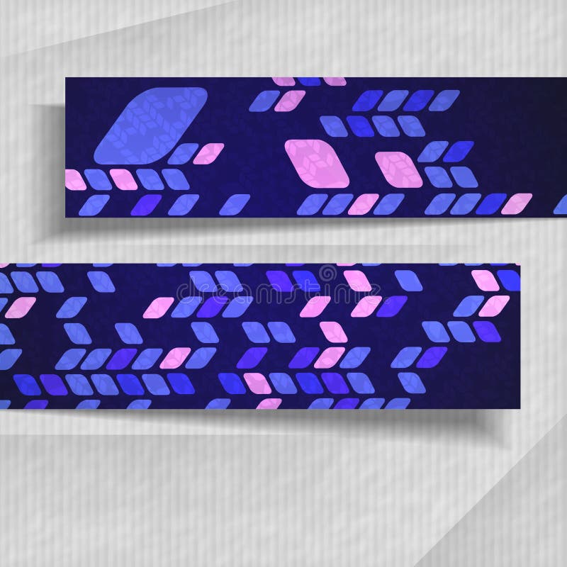 Abstract Banners with Place for Your Text Stock Vector - Illustration ...