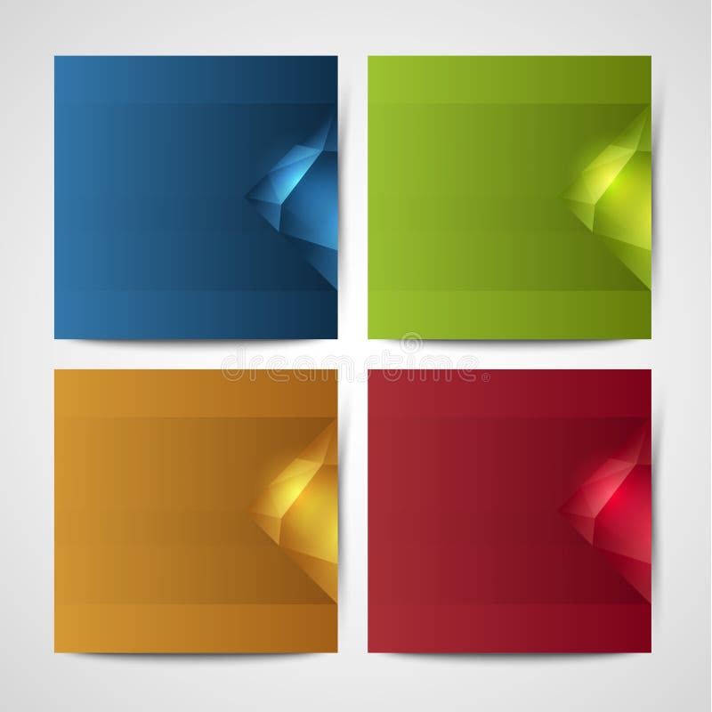 Abstract banners stock vector. Illustration of decorative - 57080248