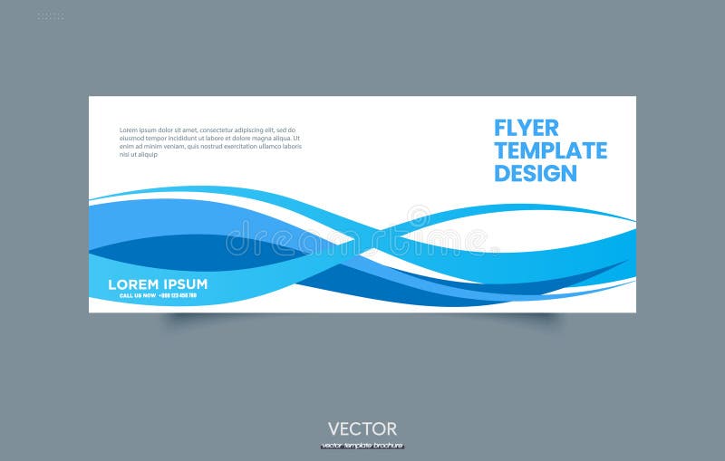 Abstract Banners with Waves. Mockup for Design and Creative Ideas ...