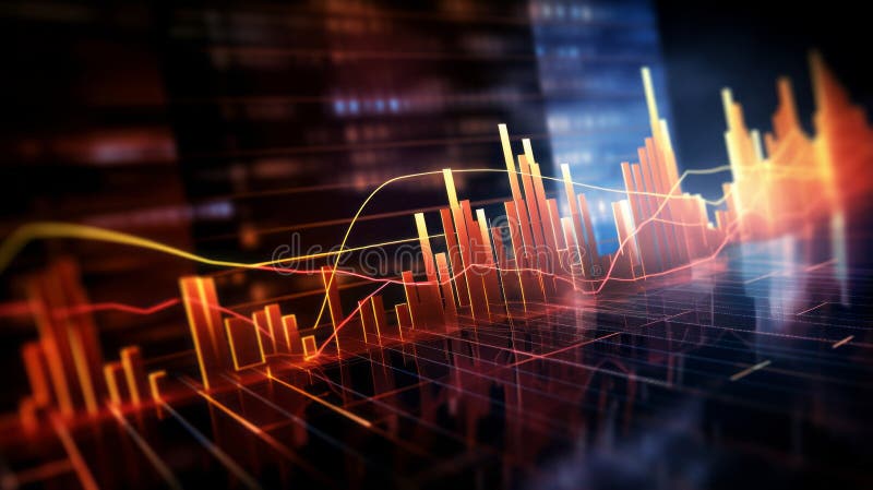 Abstract bar chart stock illustration. Illustration of comparison ...