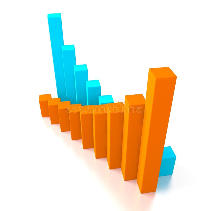 Abstract Bar Chart. Infographics Design Template Stock Illustration ...