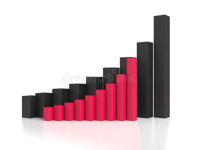 Abstract Bar Chart. Infographics Design Template Stock Illustration ...