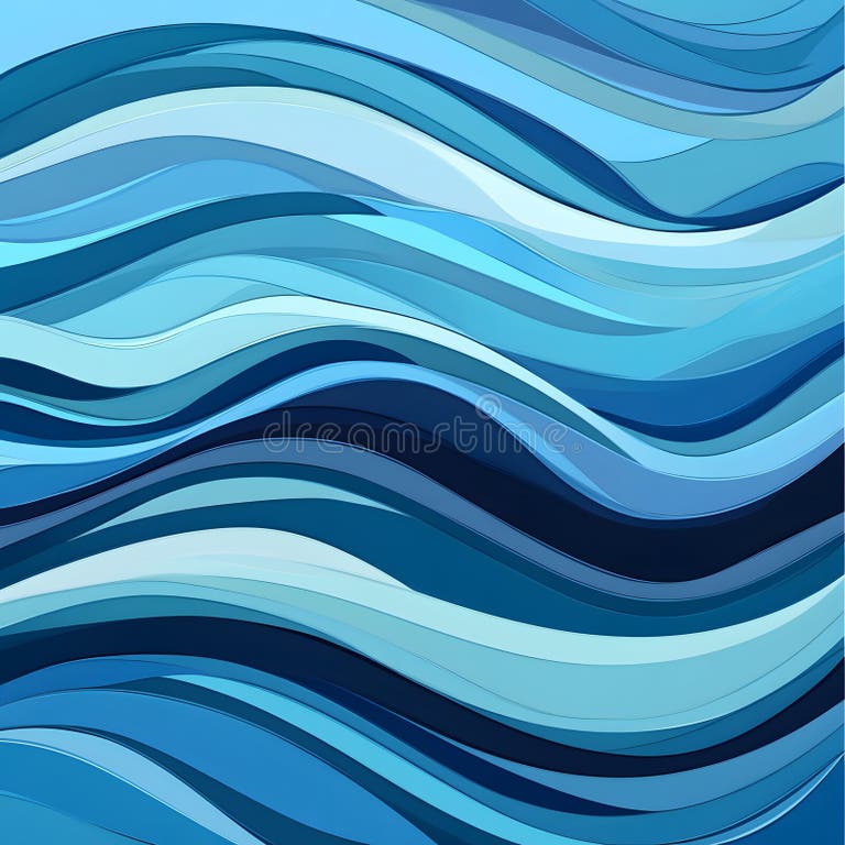 Abstract Bark Blue Waves Background. Abstract Navy Blue Background with ...