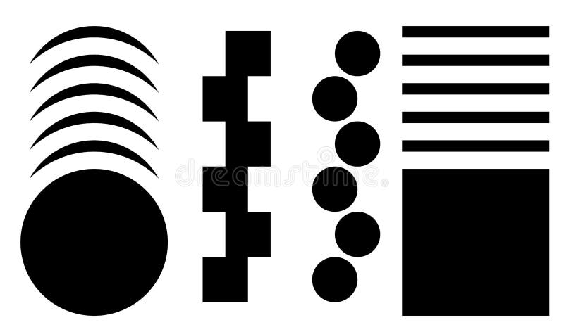 Abstract Basic Geometric Element, Shape Template Stock Vector ...