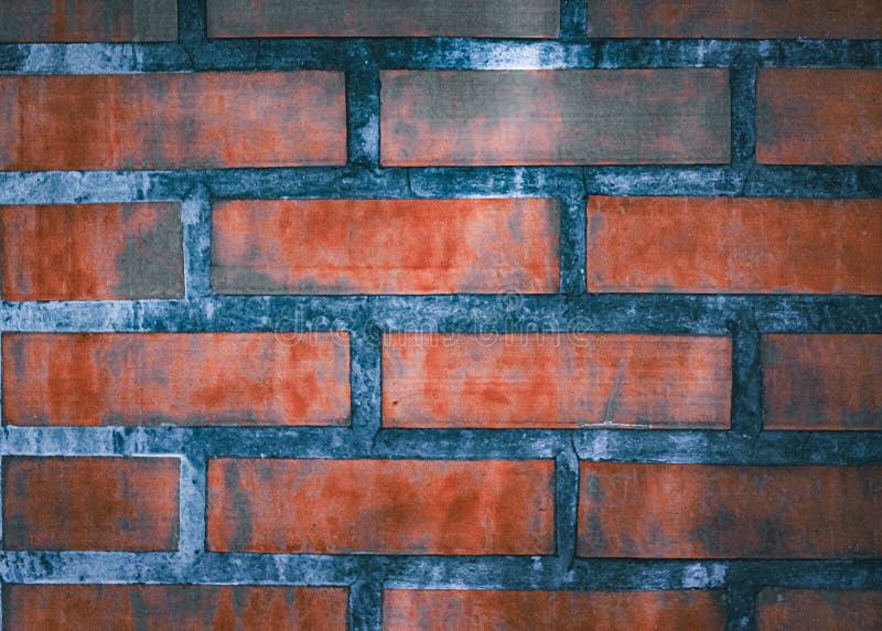 Abstract Basic Red Brick Tile Facade Texture Architectural Background ...