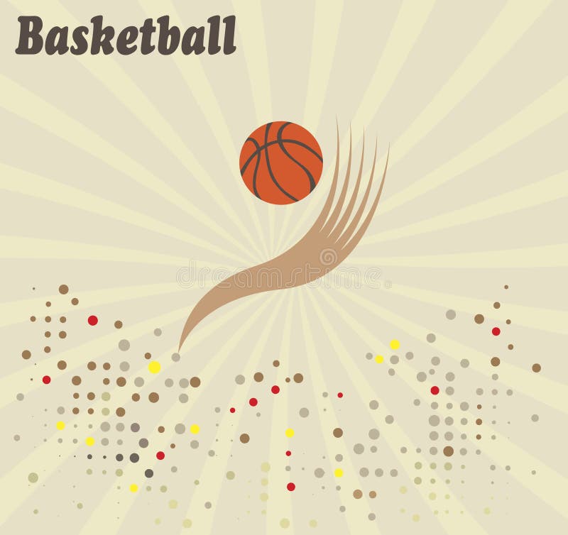 Abstract basketball banner stock vector. Illustration of drop - 33294438