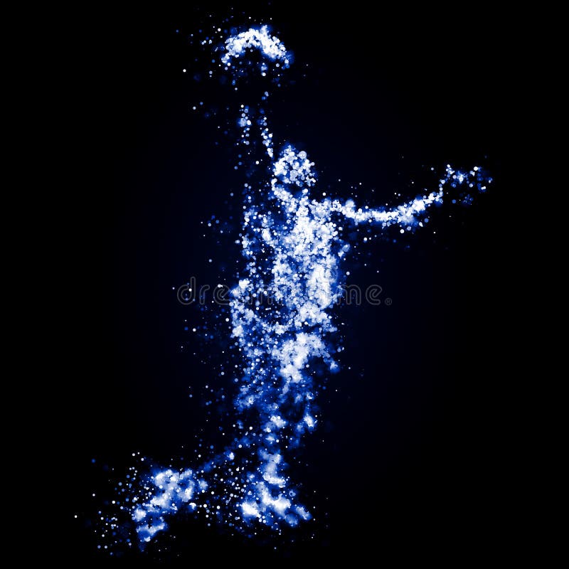 Abstract Basketball Player Hands Shooting Basketball Form Lines and ...