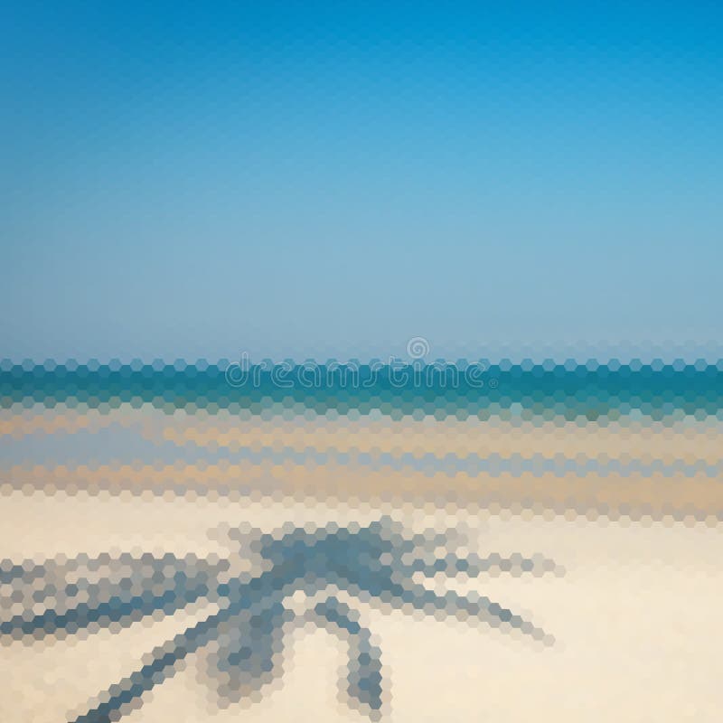 Abstract Beach Triangular Pattern Stock Vector - Illustration of effect ...