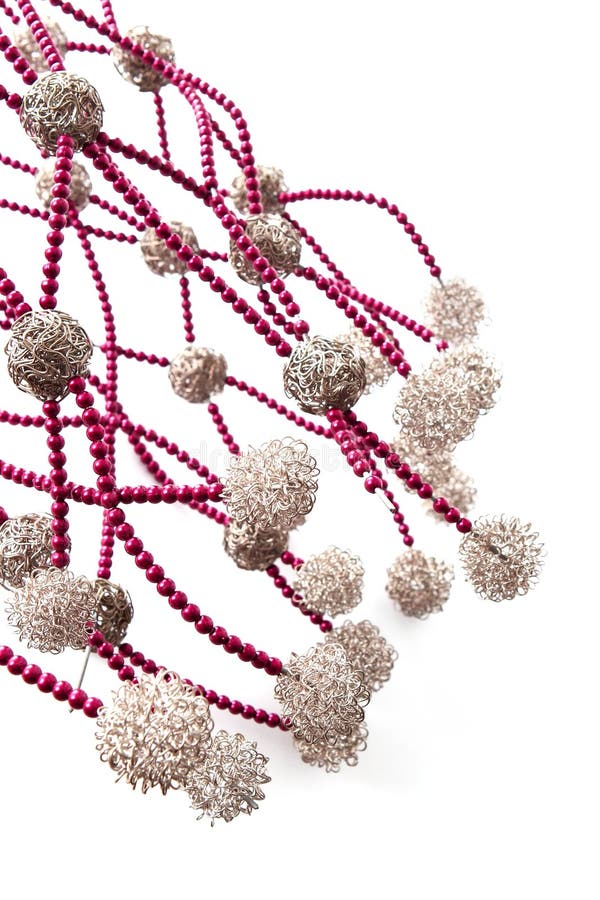 Abstract beads chain stock photo. Image of confuse, chain - 11132856