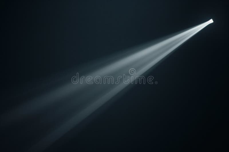 Abstract Beam of Light on Dark Background Stock Image - Image of ...
