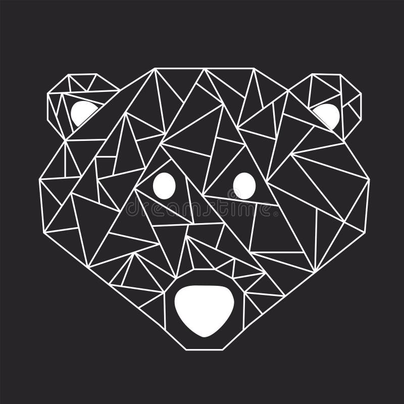 Abstract Bear Symbol - Vector Illustration Stock Vector - Illustration ...