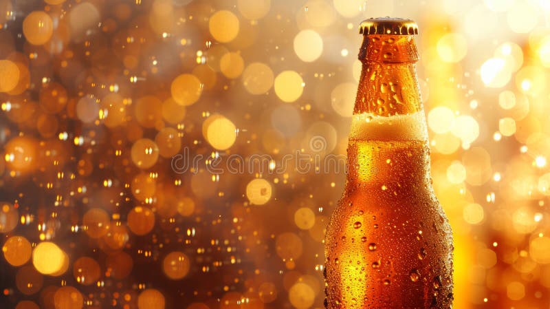 Abstract Beautiful Background for Beer Store Advertising. Stock Image ...