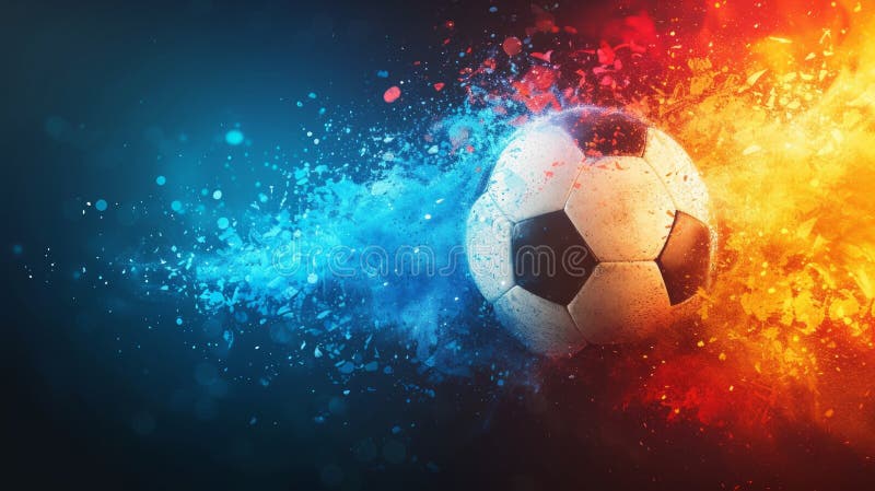 Abstract Beautiful Background for Soccer Championship Advertising ...
