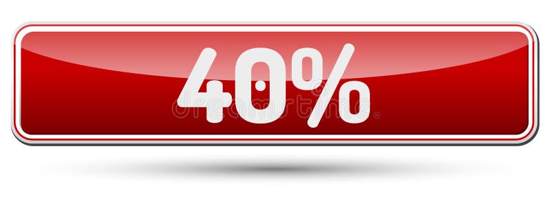 40 - Abstract Beautiful Button with Text. Stock Vector - Illustration ...