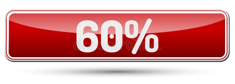 60 - Abstract Beautiful Button with Text. Stock Vector - Illustration ...