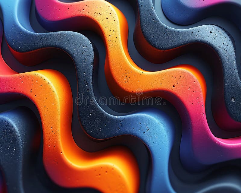 Abstract Beautiful Color Textured Background 3D Render Stock ...
