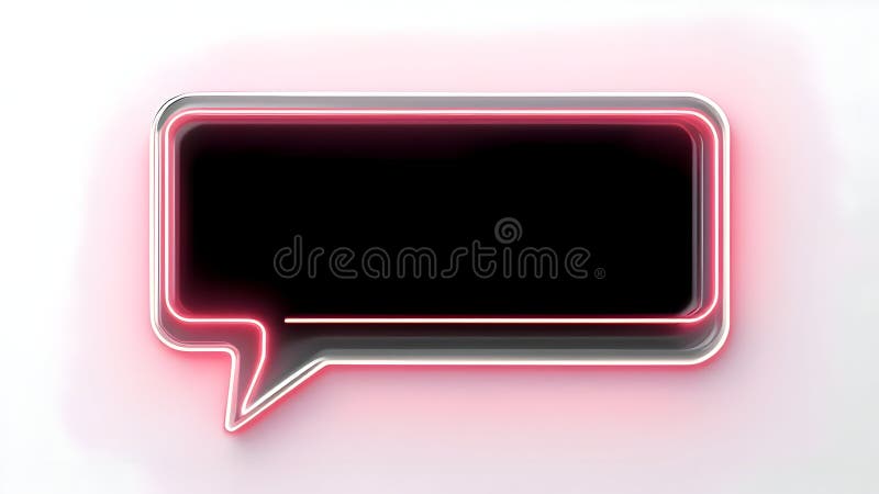 Abstract Beautiful Colored 3D Glass Message Bubble Concept Stock ...