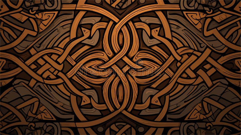 Abstract Beautiful Colored Celtic Vector Patterns. Seamless Celtic Knot ...
