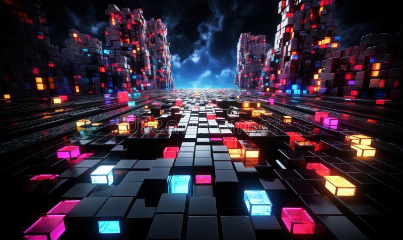 Abstract Beautiful, Creative and Modern Colorful Background. Stock ...