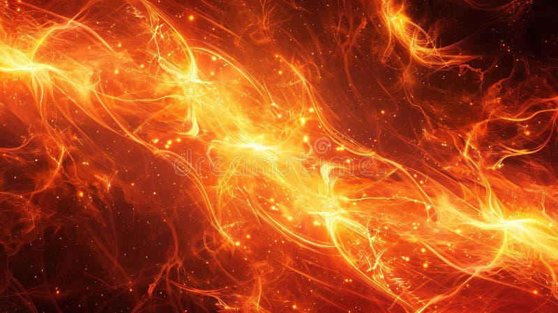 Abstract, Beautiful Electric Orange Background. Generative AI. Stock ...