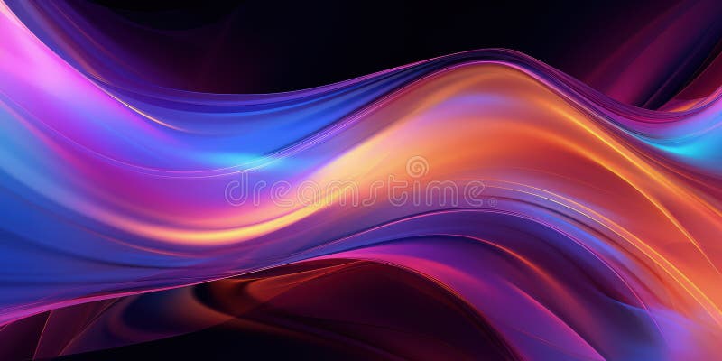 Abstract Beautiful Elegant Waves of Flame Dynamic Background Stock ...