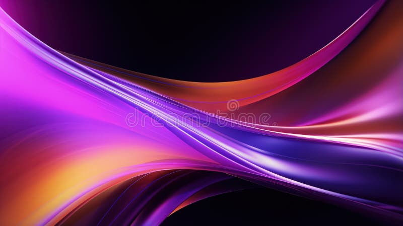 Abstract Beautiful Elegant Waves of Flame Dynamic Background Stock ...