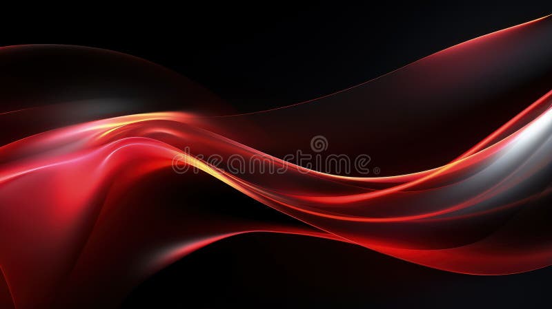 Abstract Beautiful Elegant Waves of Flame Dynamic Background Stock ...