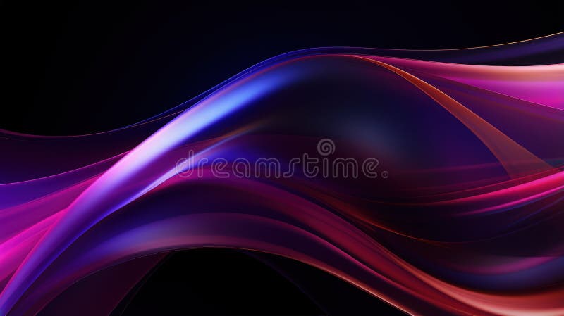 Abstract Beautiful Elegant Waves of Flame Dynamic Background Stock ...