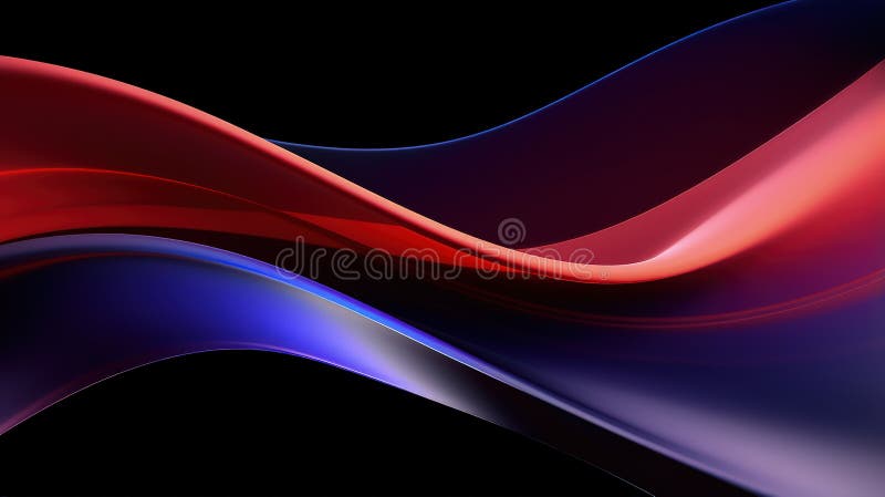 Abstract Beautiful Elegant Waves of Flame Dynamic Background Stock ...