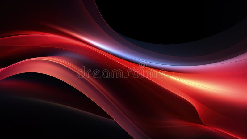 Abstract Beautiful Elegant Waves of Flame Dynamic Background Stock ...