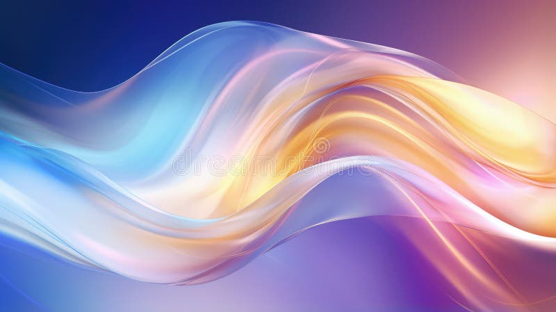 Abstract Beautiful Elegant Waves of Flame Dynamic Background Stock ...