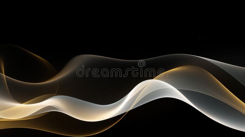 Abstract Beautiful Elegant Waves of Flame Dynamic Background Stock ...
