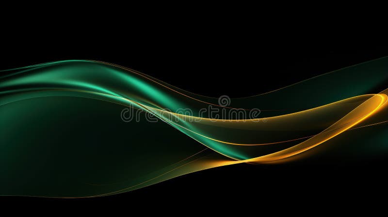 Abstract Beautiful Elegant Waves of Flame Dynamic Background Stock ...