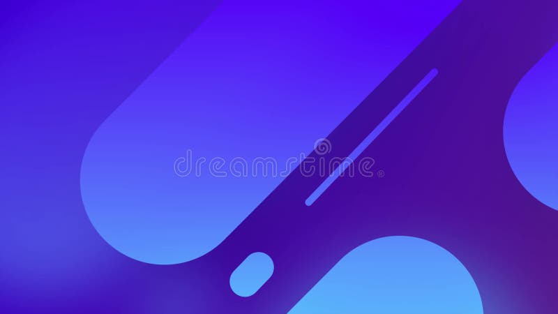 Beautiful Blue Abstract Shapes Move Loop Animation Background. Stock ...
