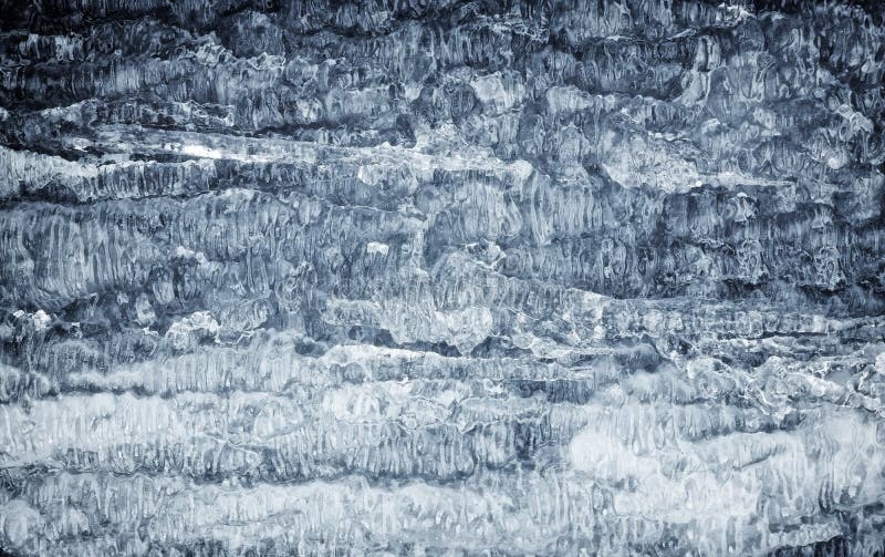 Abstract Beautiful Pattern of Icicles. Macro View Background. Stock ...