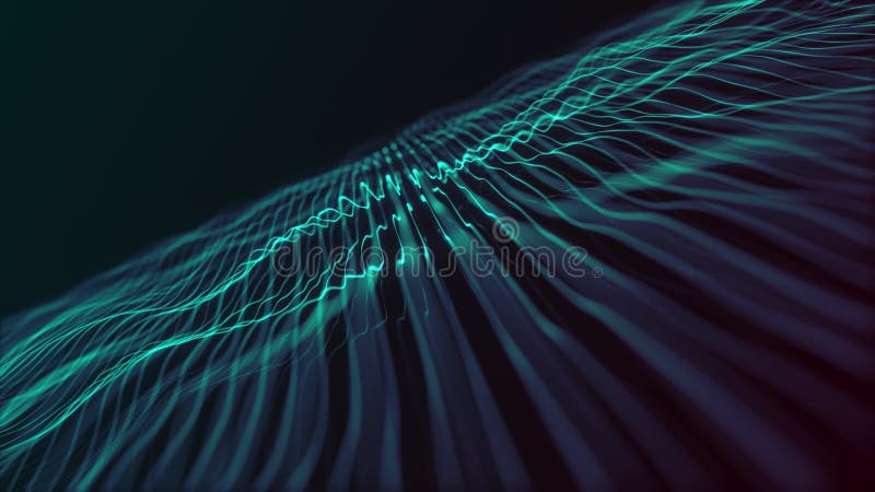 Abstract Beautiful Patterns Waving Background Loop Stock Video - Video ...