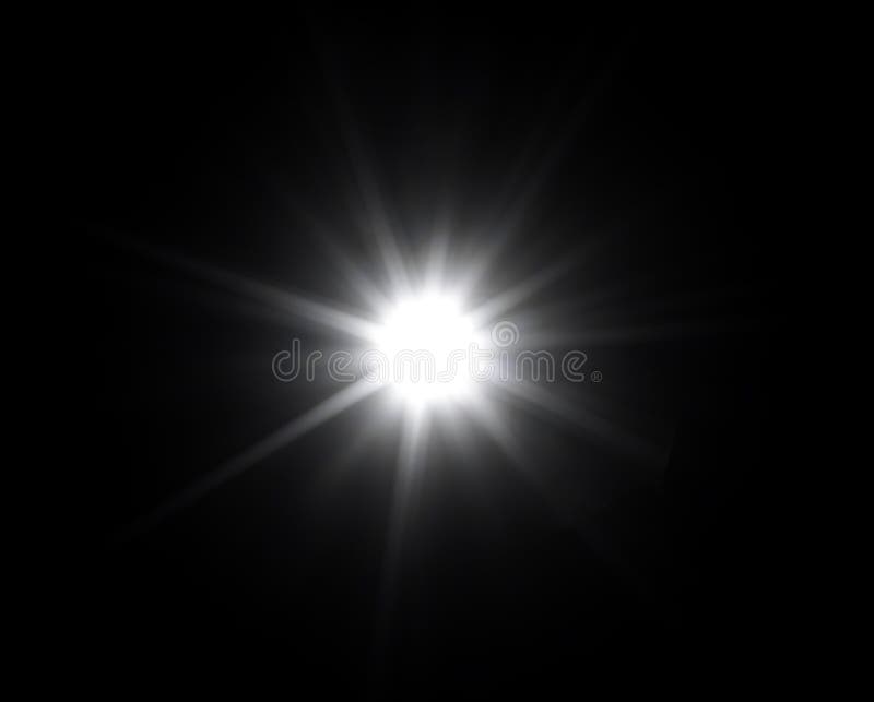 Abstract Beautiful Rays of Light on Black Background. Stock Image ...