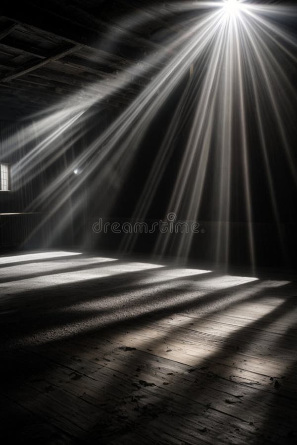 Abstract Beautiful Rays of Light on Black Background. Stock ...