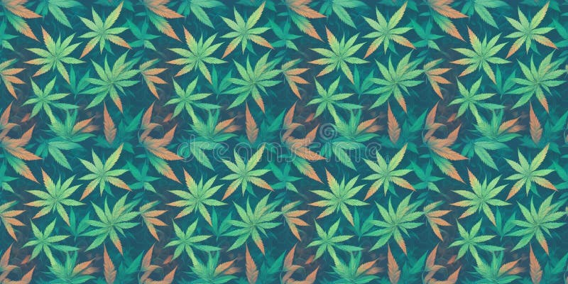 Machophoto only One Marijuana Leaf Seamless Patterns Repeat Pattern ...