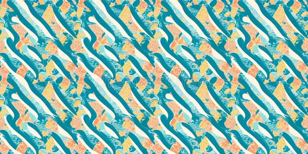 Surfboard Seamless Patterns Step Repeating Patterns Design Fabric Art ...