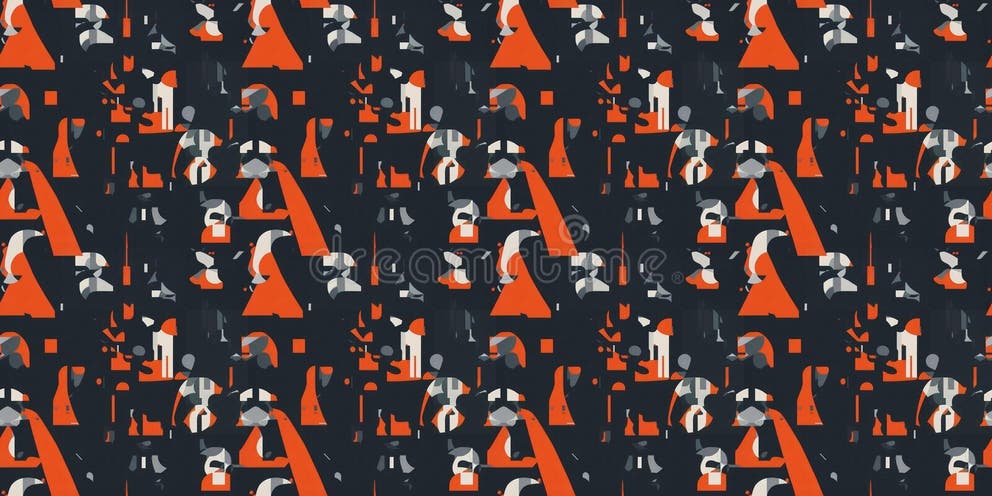 Generate Fragmented Retro Minimalist Using Linear Art Basic Shapes ...